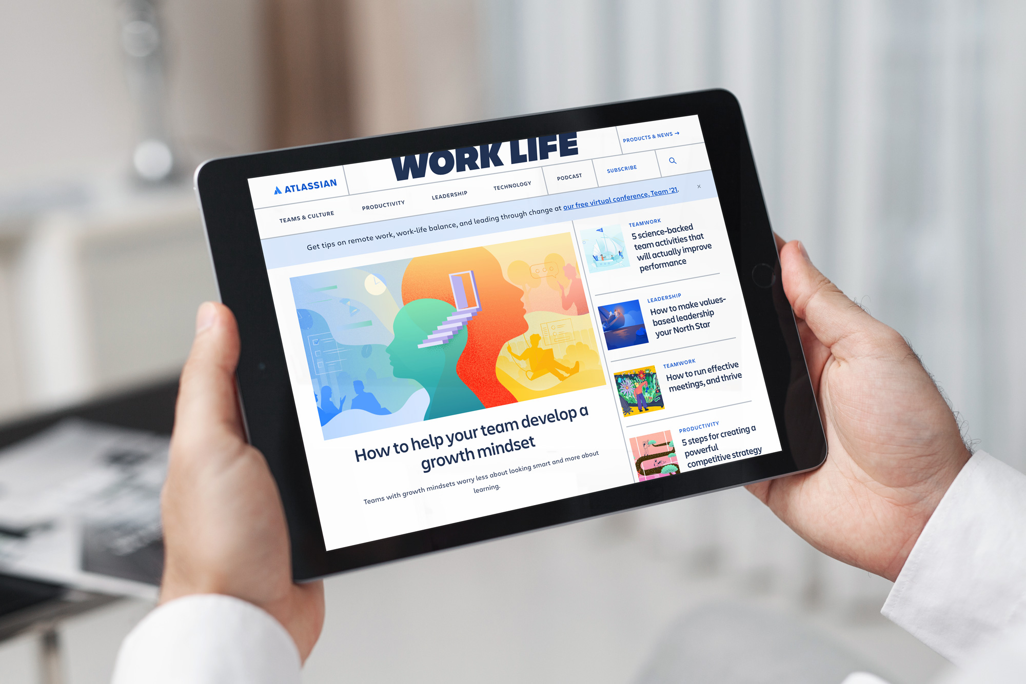 Work Life Blog Redesign - Reaktiv