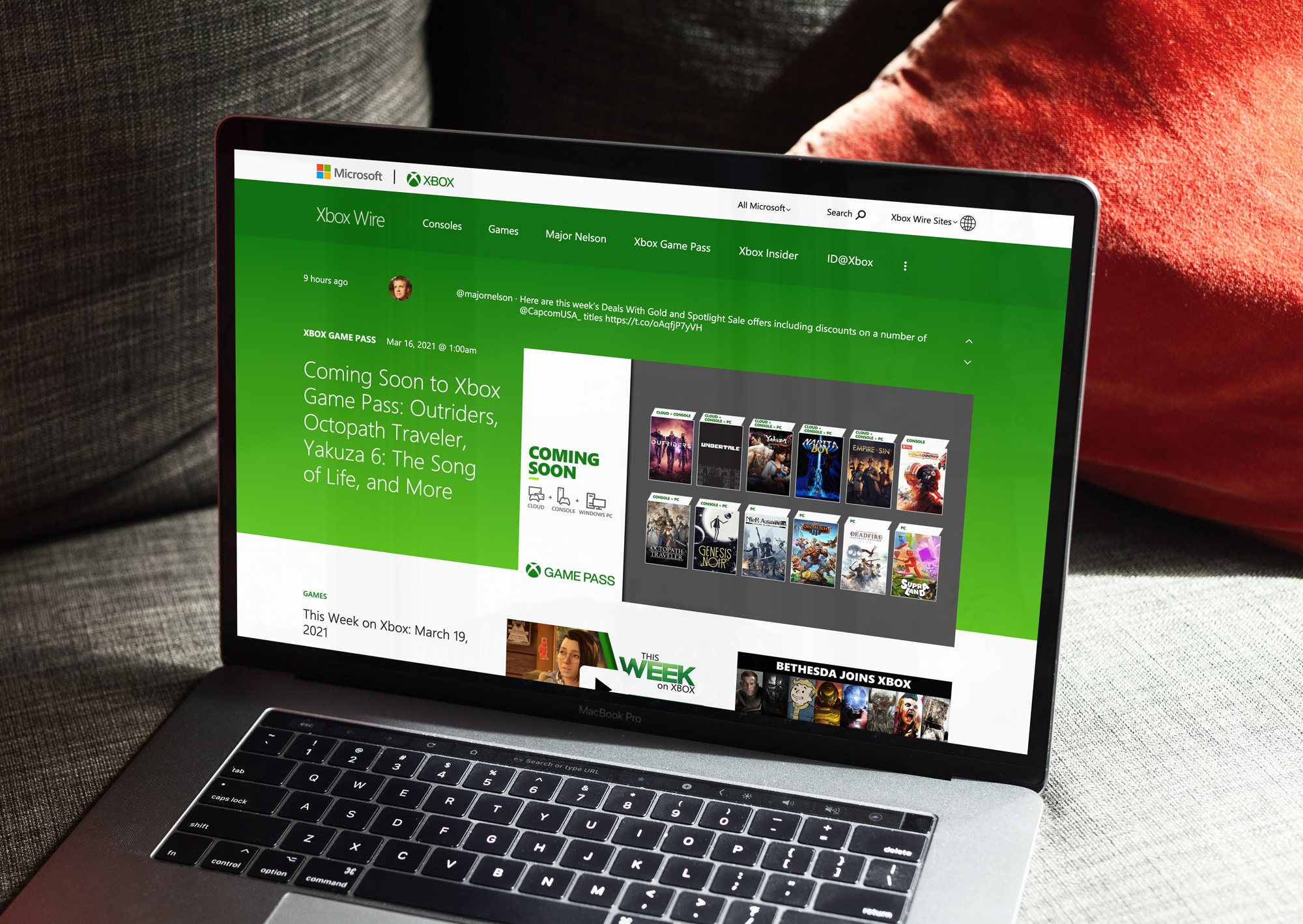 Redesigning a multilingual gaming news site for Microsoft Xbox - Reaktiv